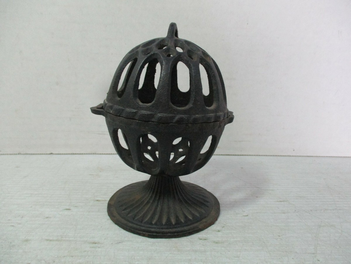 Antique Cast Iron Footed String Holder Cast Iron Victorian Vintage
