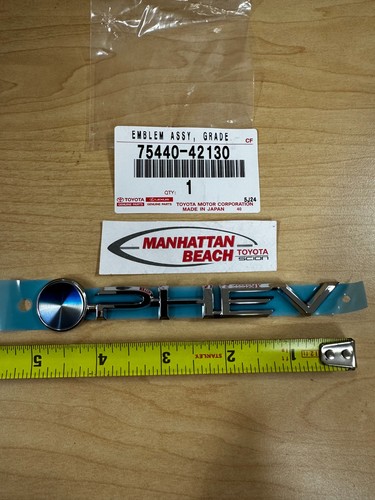 2024-2025 RAV4 HYBRID Chrome "PHEV" EMBLEM GENUINE TOYOTA | eBay