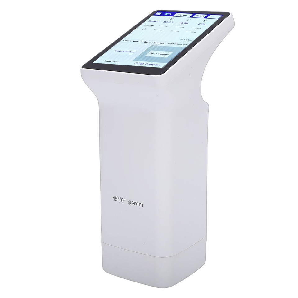 Colorimeter 4mm Caliber 3.5in HD Touch Screen Color Difference Meter ...