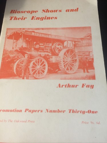 Bioscope Shows and their Engines Arthur Fay paperback | eBay UK