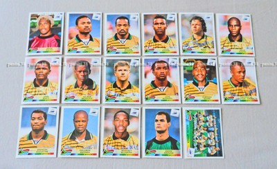 RARE !!! COMPLETE SET Stickers SOUTH AFRICA "FRANCE 98" stickers ...