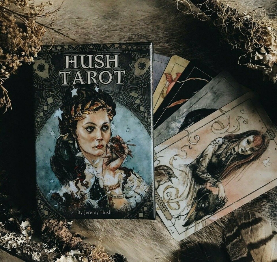 Hush Tarot: A 78 Tarot Cards Deck English Version Future Telling Occult ...