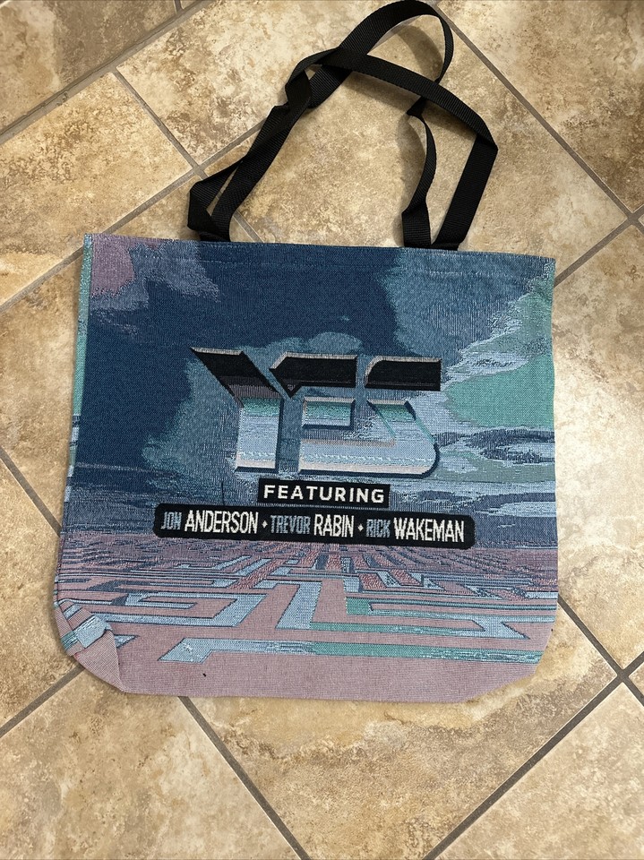 NEW YES Feat Anderson Rabin Wakeman Band Tour Tote Bag VIP Package | eBay