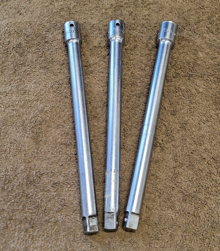 3 Easco 731210 10" ratchet Extension 1/2" Drive Automotive Tool USA | eBay