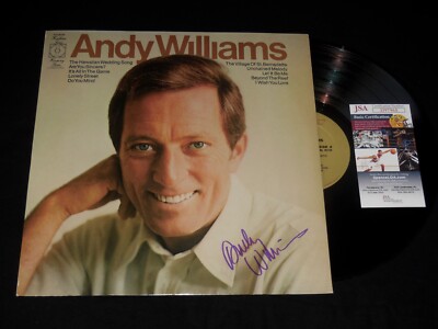 ANDY WILLIAMS AUTOGRAPHED VINYL RECORD ALBUM (ANDY WILLIAMS) - JSA COA ...