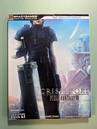 Crisis Core Final Fantasy VII Strategy Guide (Brady, 2007) w/ poster | eBay