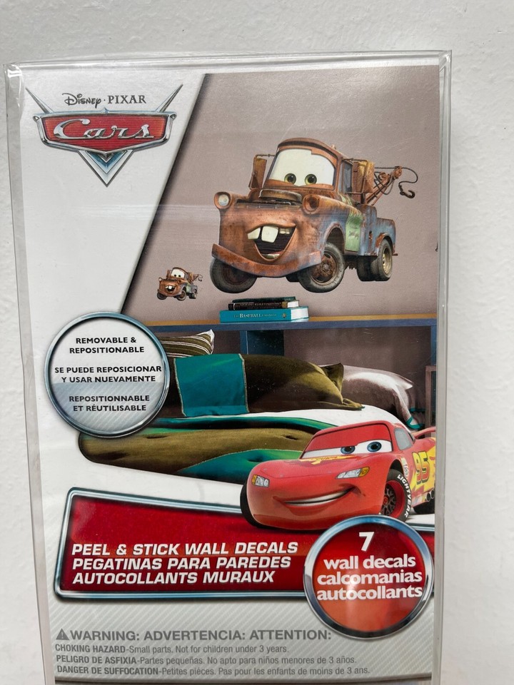 NEW Disney Pixar Cars GIANT MATER Wall Decals Mural Stickers PICK YOURS ...