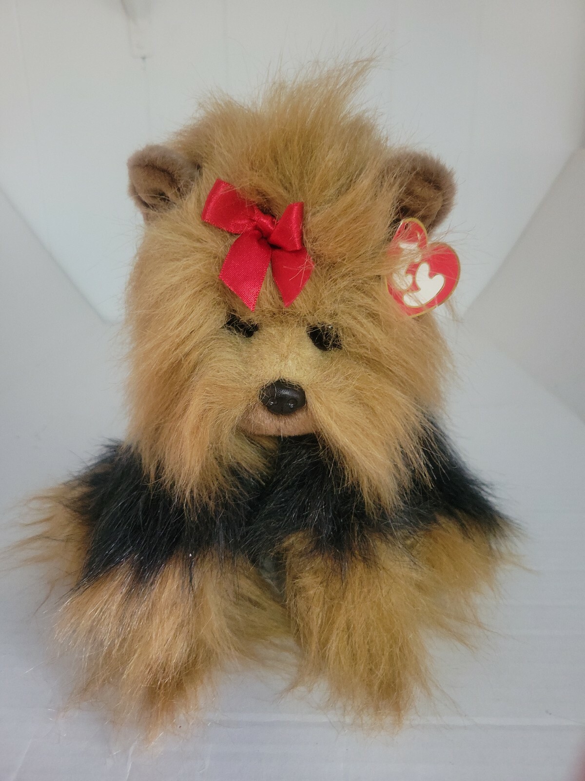 Ty Yappy Yorkshire Terrier Beanie Buddy Plush Yorkie Dog 1997 Original ...