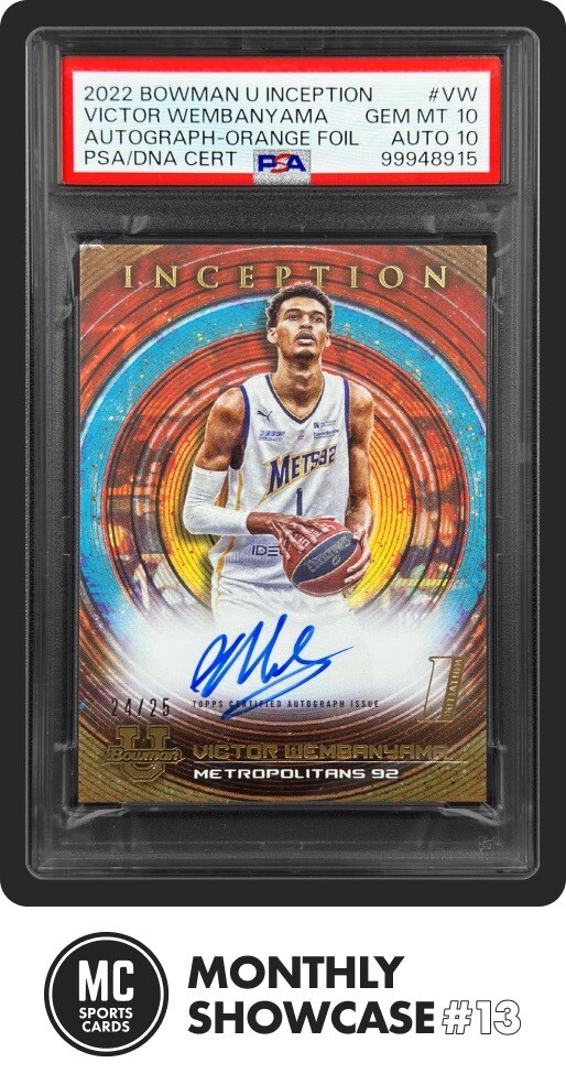 Victor Wembanyama Cards Lighting Up Hoops Market