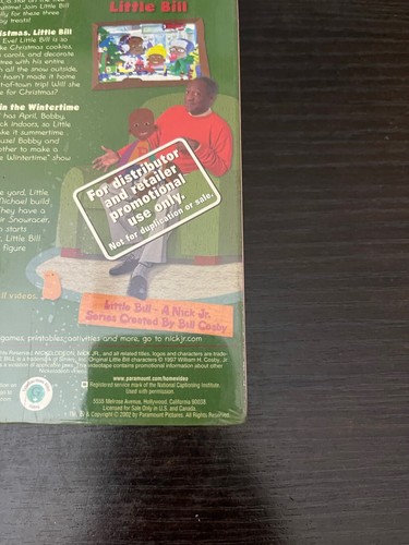 Little Bill - Merry Christmas, Little Bill (VHS, 2002) for sale online ...