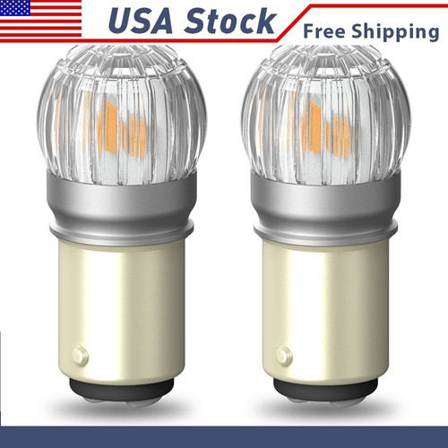 AUXITO 1157 BAY15D 7507 LED Turn Light Signal Bulbs Anti Hyper yellow 2 ...