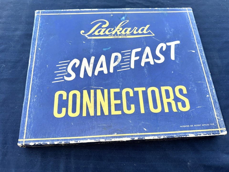 Vintage 1950's Packard Snap Fast Connectors Box | eBay