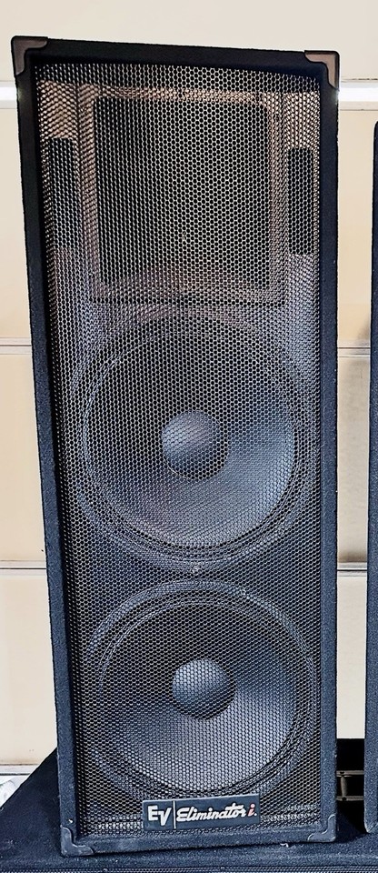 2 EV Electro Voice Eliminator ii 700 Watt Pro Audio Speakers Dual 15 ...