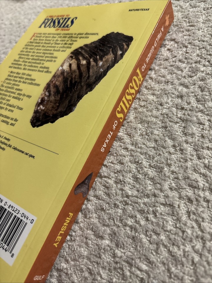 Field Guide to Fossils of Texas by Charles Finsley (1999, Trade ...