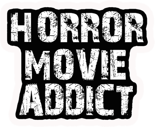 2 x Horror Movie Addict - Novelty Truck Car Bumper Window Funny Sticker ...