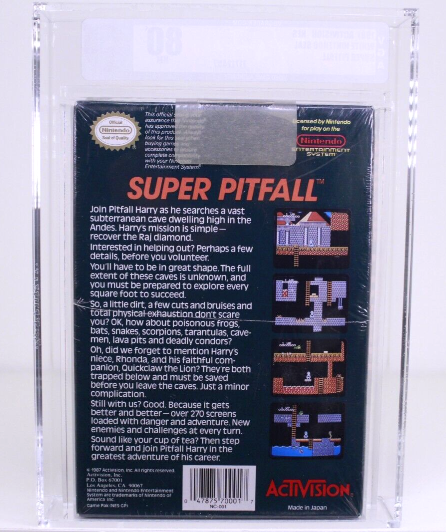 Super Pitfall (Nintendo Entertainment System, 1987) for sale online | eBay