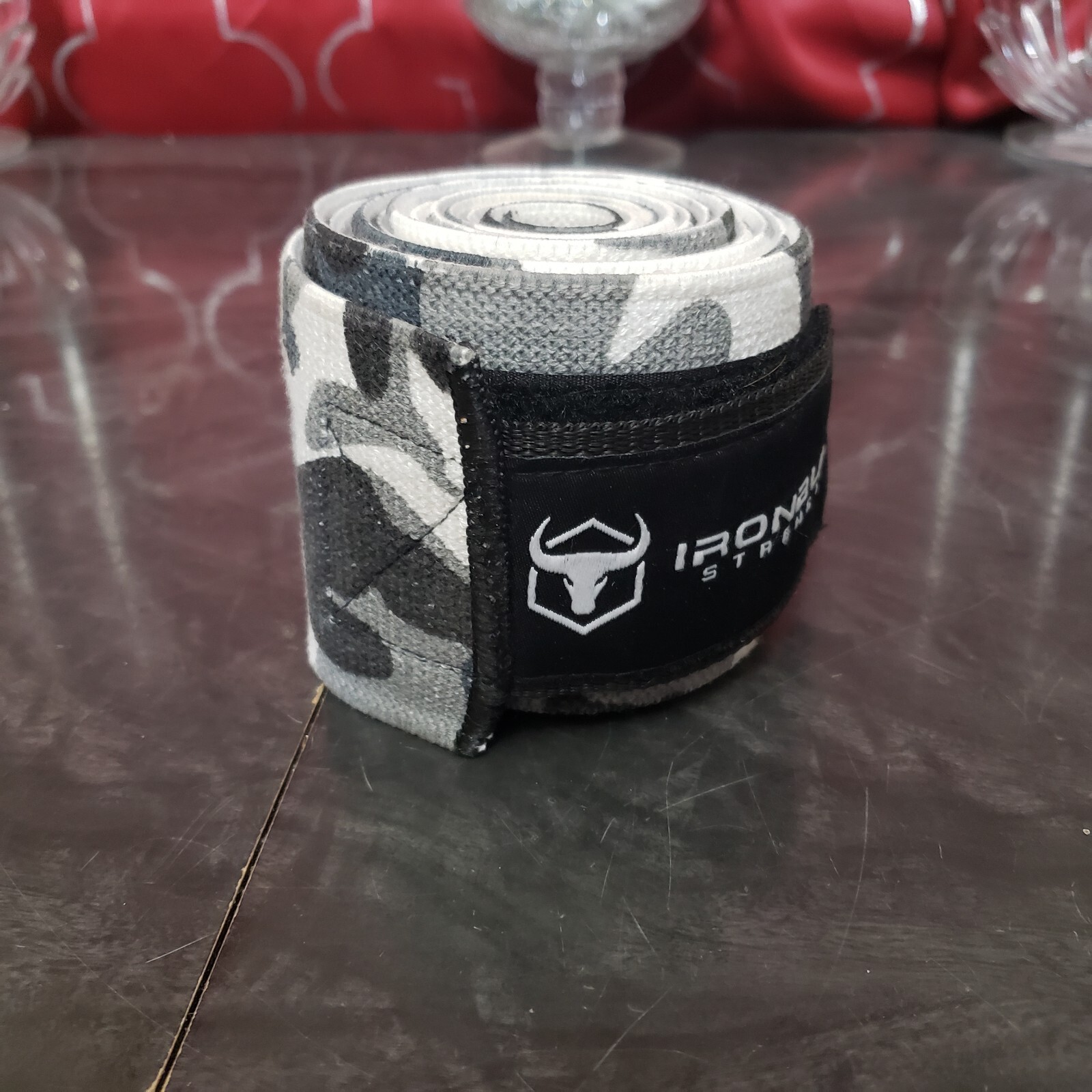 Iron Bull Strength Belt Weight Lifting Black/White Camo | eBay