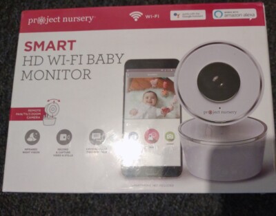 Project Nursery Smart Wi-Fi HD Baby Monitor Works w/Amazon Alexa | eBay