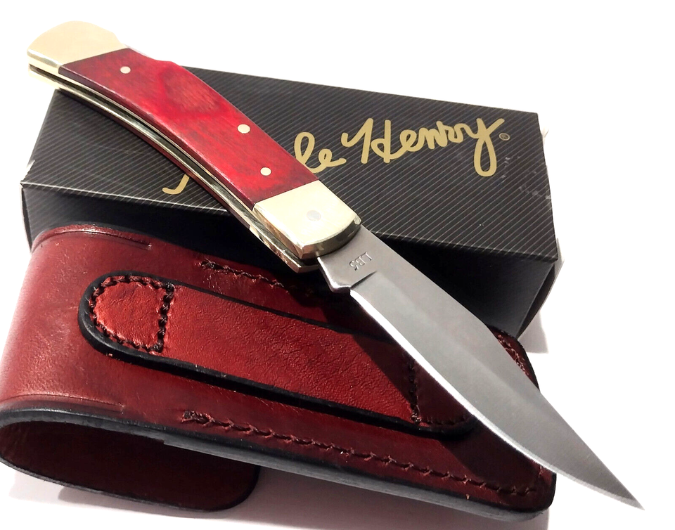 Schrade Old Timer Uncle Henry Smoky Lockback Folding Pocket Knife ...