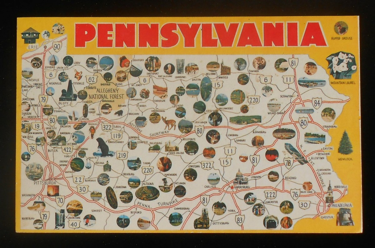 Pennsylvania Points Of Interest Map