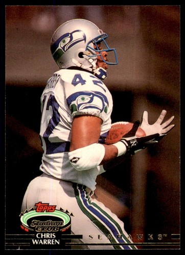 1992 Stadium Club Chris Warren Football Cards #425 | eBay