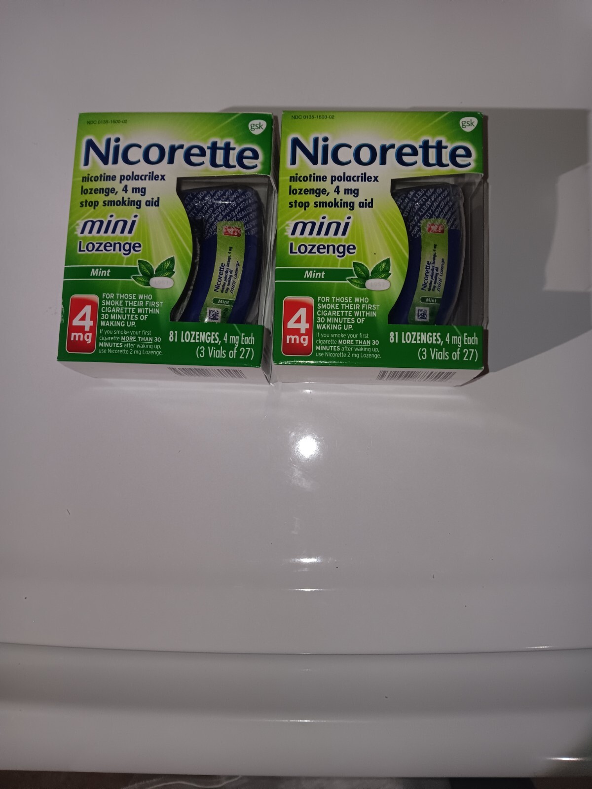 Nicorette 4mg Nicotine Mini Lozenge - Mint, 2-Box-Bundle View Pic ...