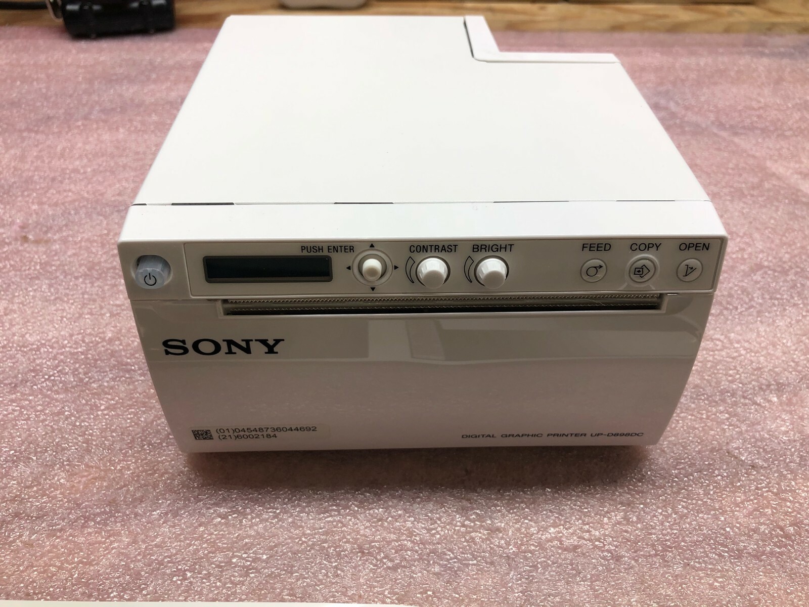 SONY UP-D898DC Digital Black and White Thermal Printer with DC power | eBay