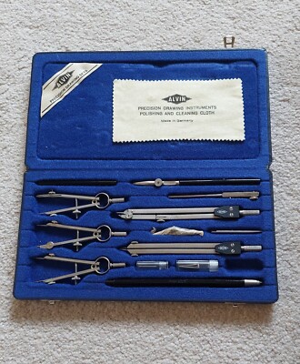Vintage Alvin Precision Drawing Set #751 | eBay