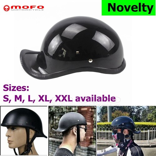 Low Profile Novelty Motorcycle Half Helmet Skull Cap For Chopper Bobber ...