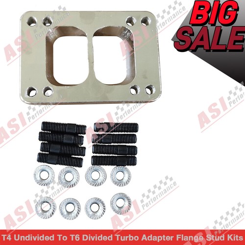 T4 Undivided To T6 Divided Turbo Adapter Flange Stud Kits S400 Borg ...