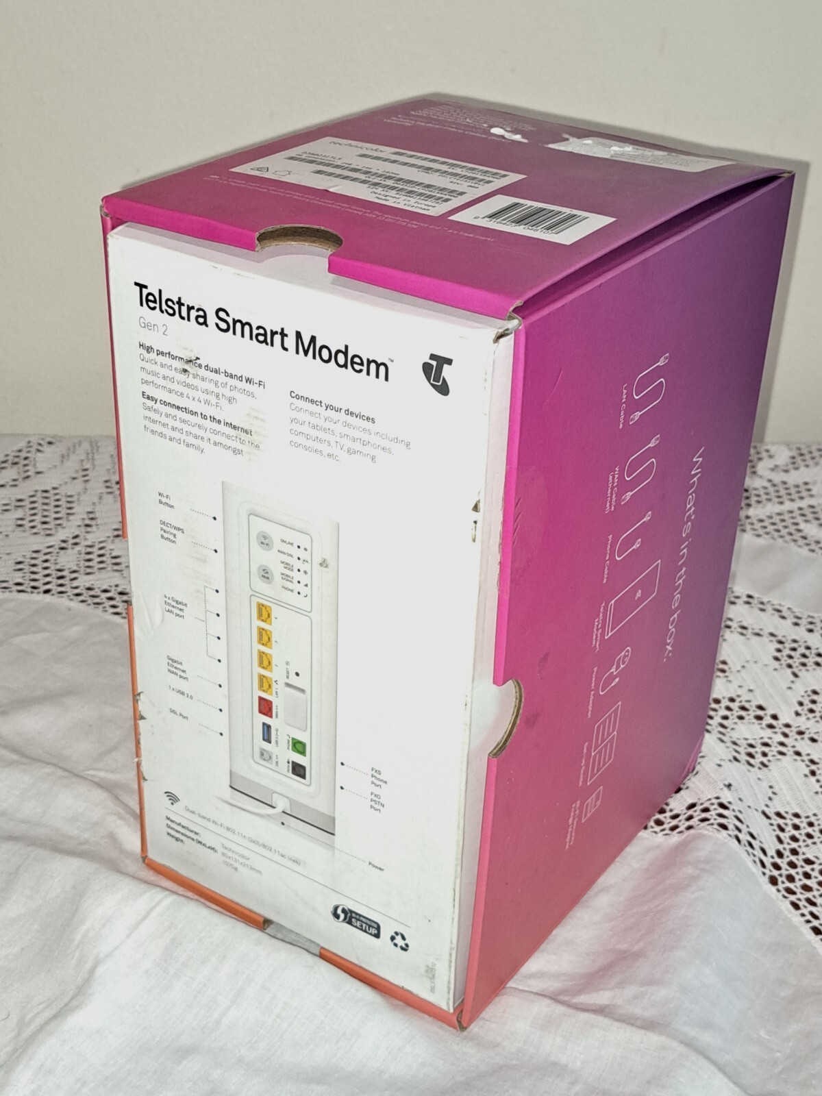 Telstra Smart Modem Gen 2 NBN - WiFi 5GHz & 2.4GHz - Technicolor ...