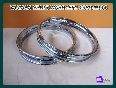 Fit Yamaha YZ125 EF1 1989-1994 Front & Rear Steel Wheel Rim Set ...