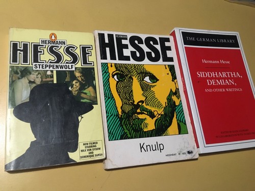 3 books By Herman Hesse German Fiction Knulp Siddartha Demian ...