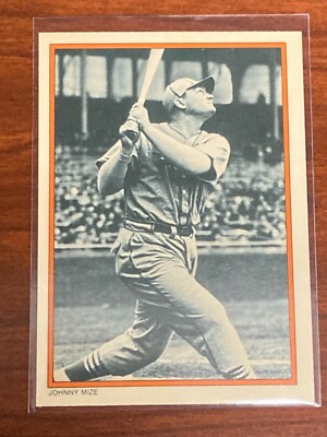 JOHNNY MIZE 1985 TOPPS CIRCLE K COLLECTORS SERIES CARD #32 | eBay