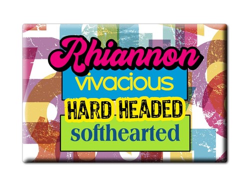 Rhiannon Fridge Magnet Name with Adjectives I Love Gift Idea | eBay