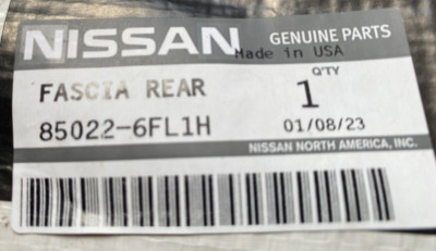 Nissan Rear Facia 85022-6FL1H New | eBay