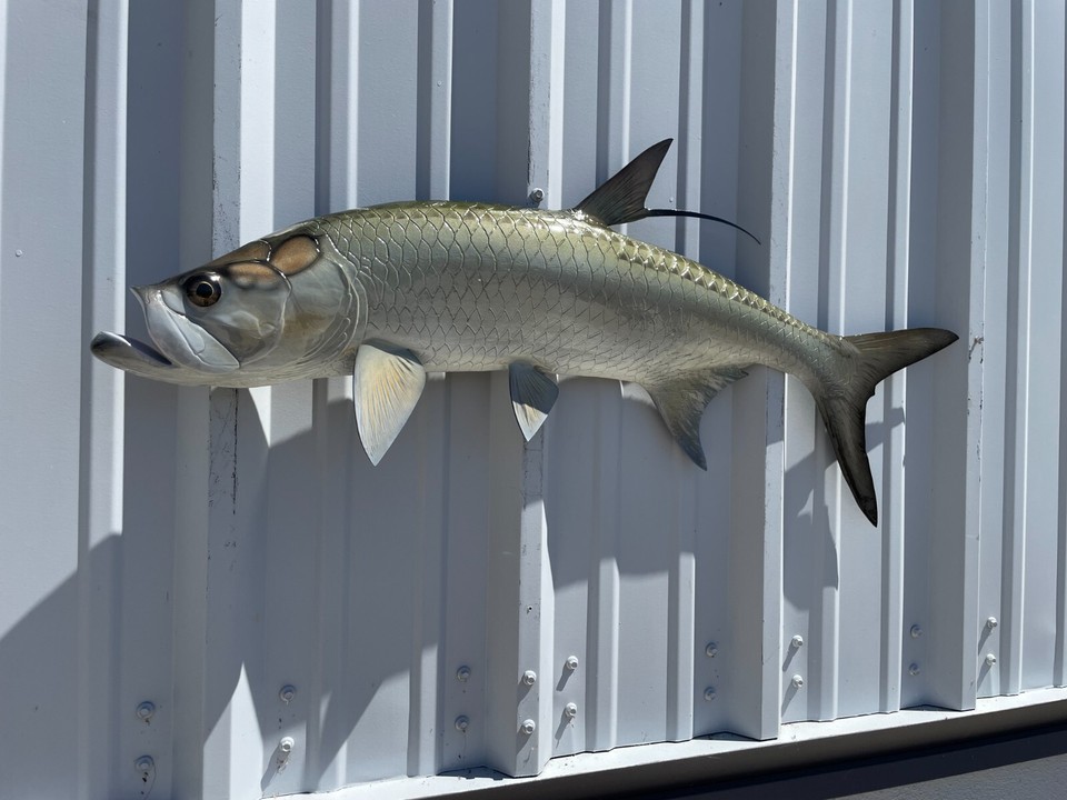 40" Tarpon Half Mount Fish Replica - Quick Production | eBay