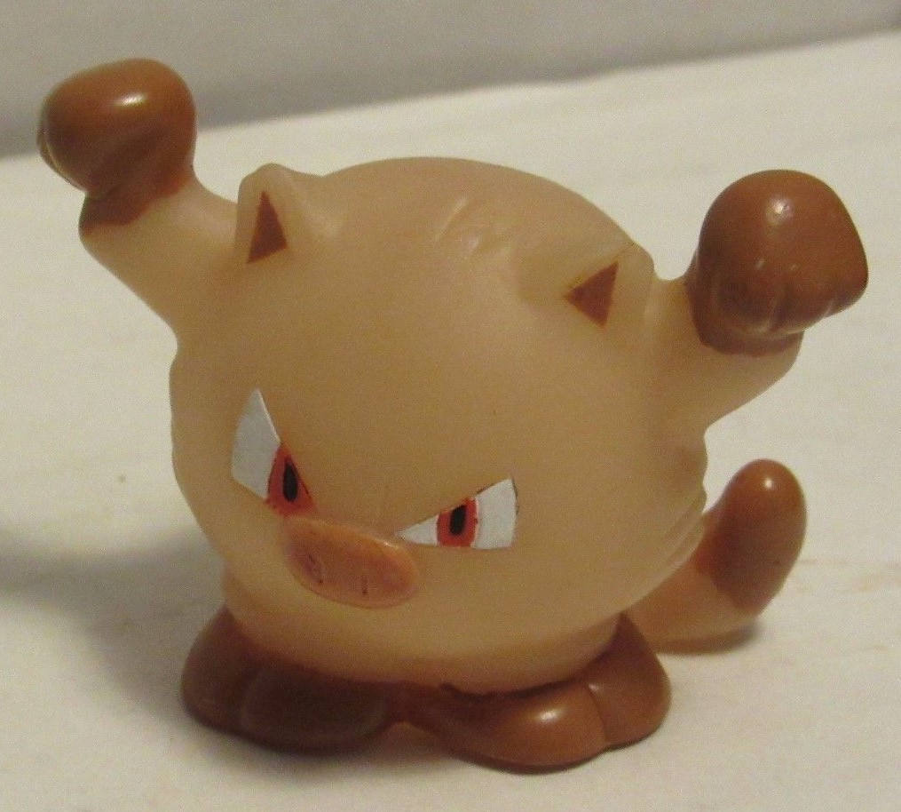 1997 Pokemon Finger Puppet Clear Mankey Figure Catch Them All Nintendo ...