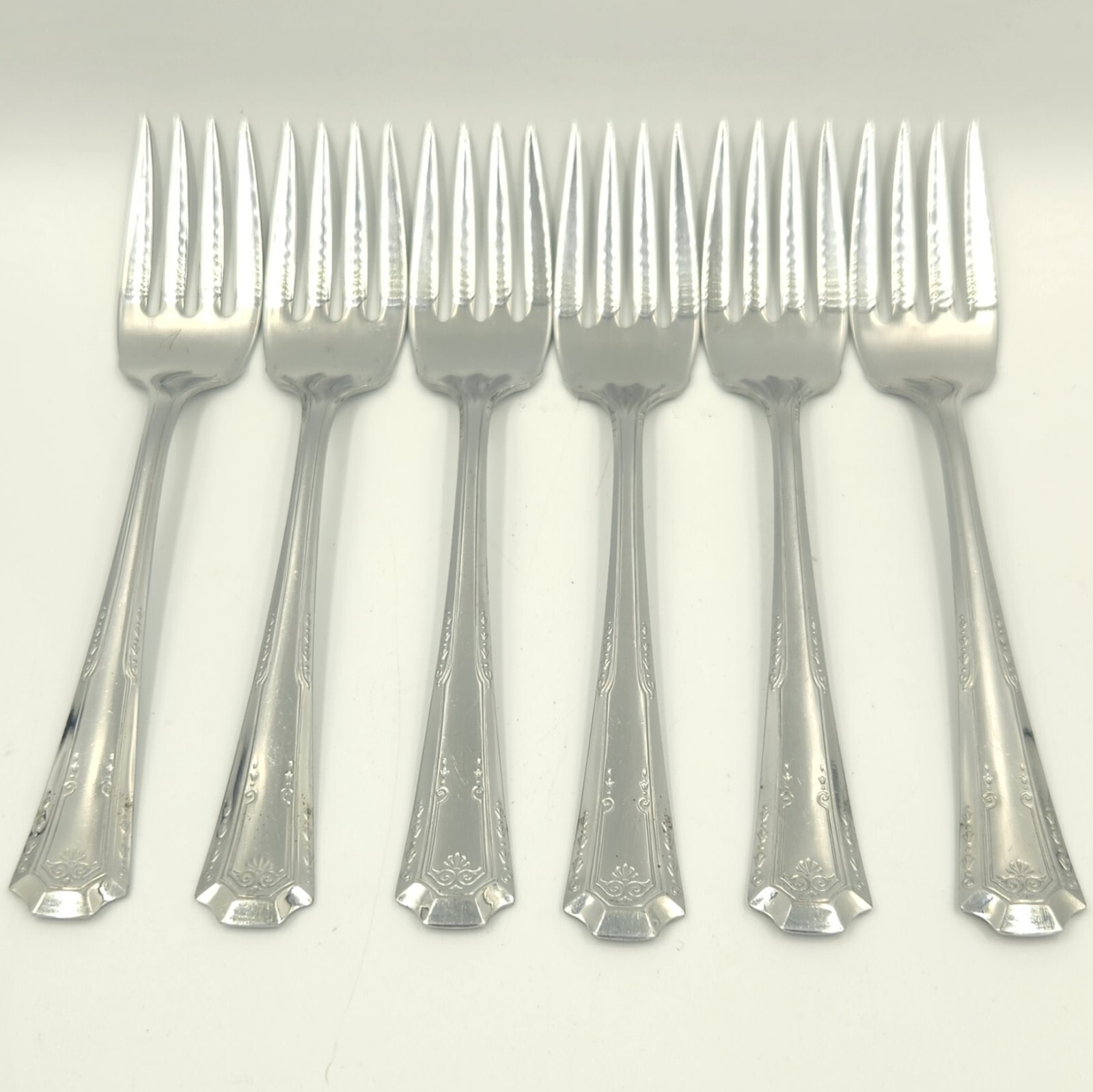 Perma-Brite Stainless Salad Fork - Set of 6 | eBay
