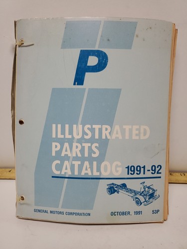 1991-92 GM P Illustrated Parts Catalog (SR59) | eBay