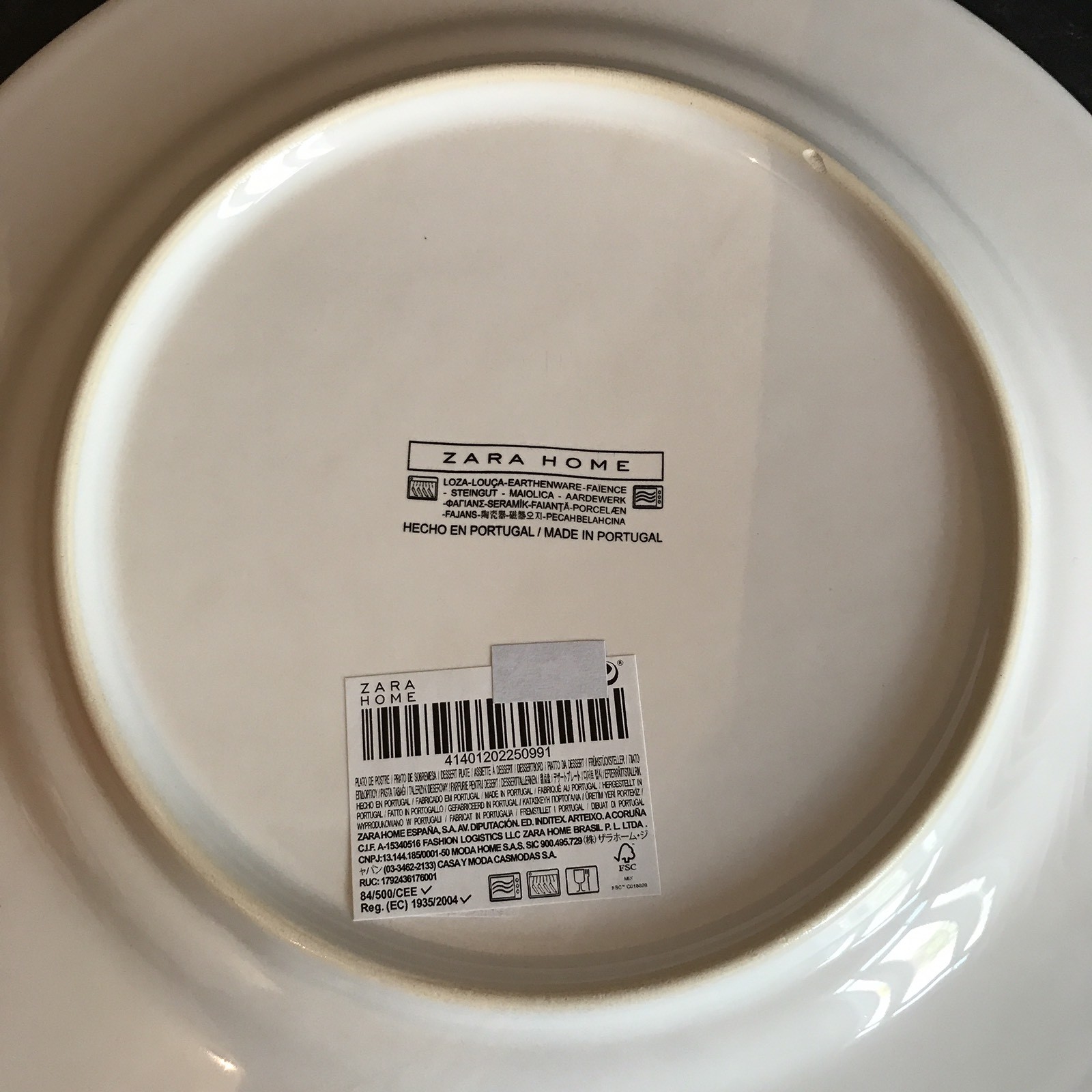 Zara Plate White Side Plate Brand New Bnwt | eBay UK