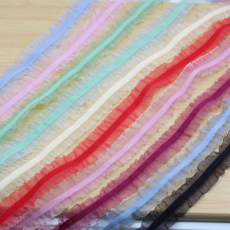 1 Meters 2.5cm Stretch Lace Ribbon DIY Party Wedding Clothing Sewing ...