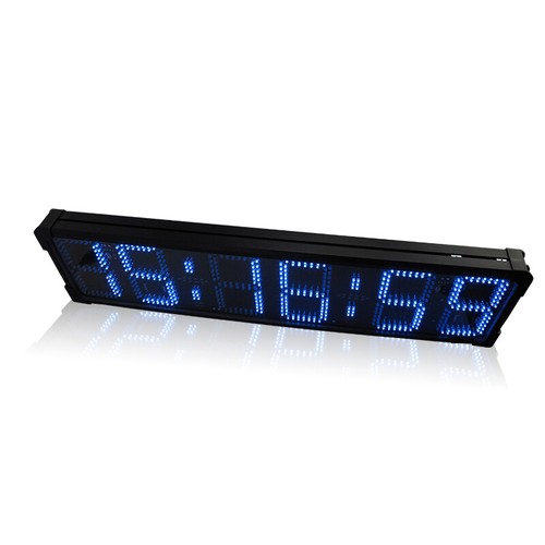 Large Blue LED Digital Outdoor Race Clock Time Trial Timer Big ...