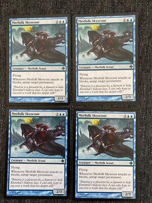 Merfolk Skyscout (077) Rise of the Eldrazi Mtg x4 4x ROE Magic NM | eBay