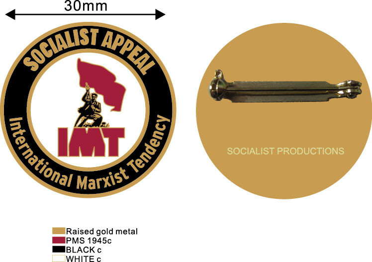 Socialist Appeal Enamel Pin Badge 30mm Marxist Socialist Revolutionary ...