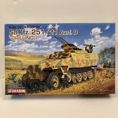 Dragon 1:35 Sd.Kfz. 251/21 Ausf. D "Drilling" '39-'45 Series Model Kit ...