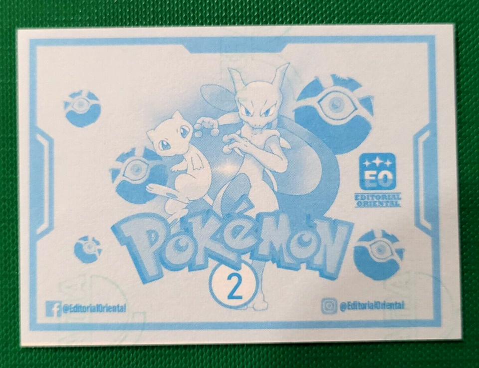POKEMON Mew vs Mewtwo EO Sticker #02 MEWTWO 2021 PERU South America ...