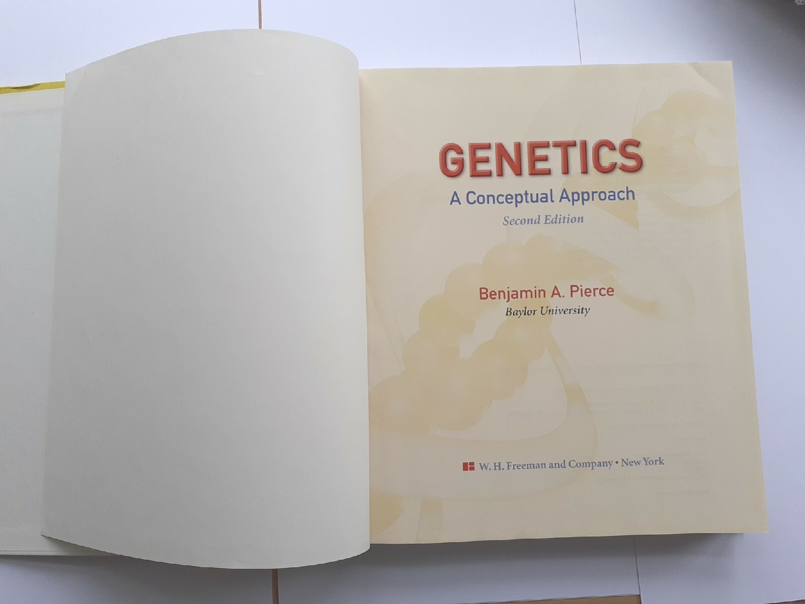 Genetics: A Conceptual Approach by Benjamin A. Pierce (Hardcover, 2005 ...