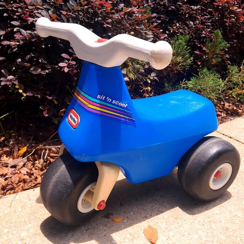 Little Tikes Sit 'n Scoot Ride-on Toddler Toy bike tykes child Blue USA ...