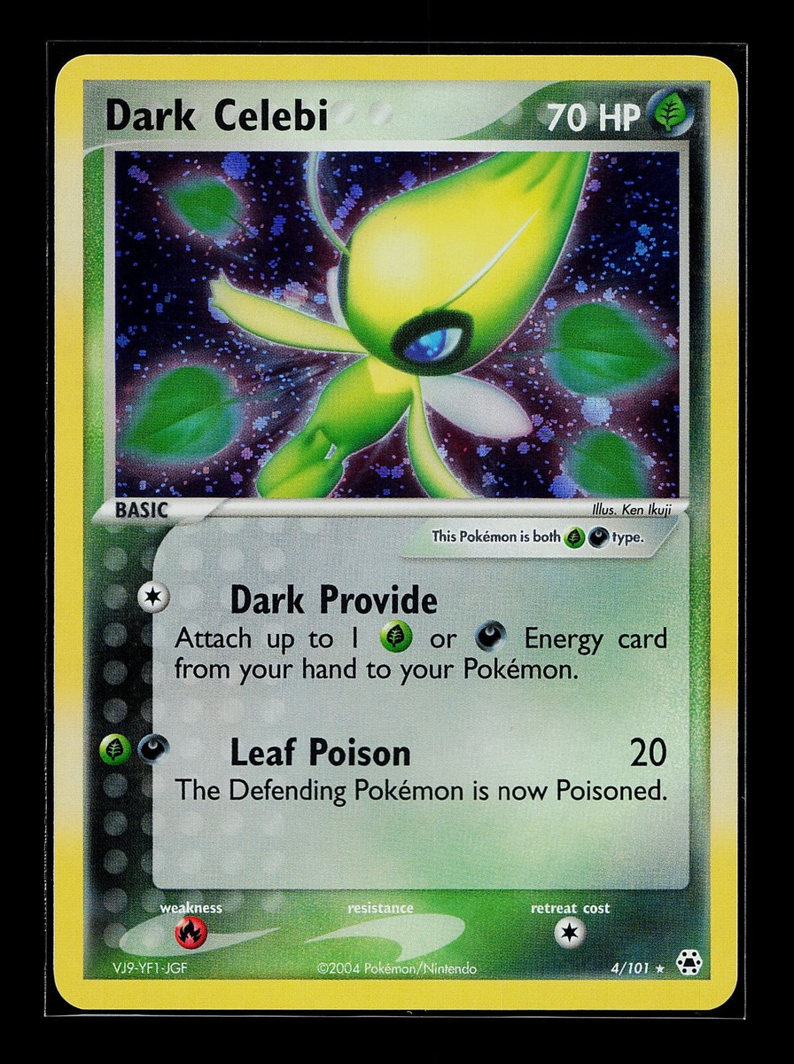 Pokemon Celebi Ex Card
